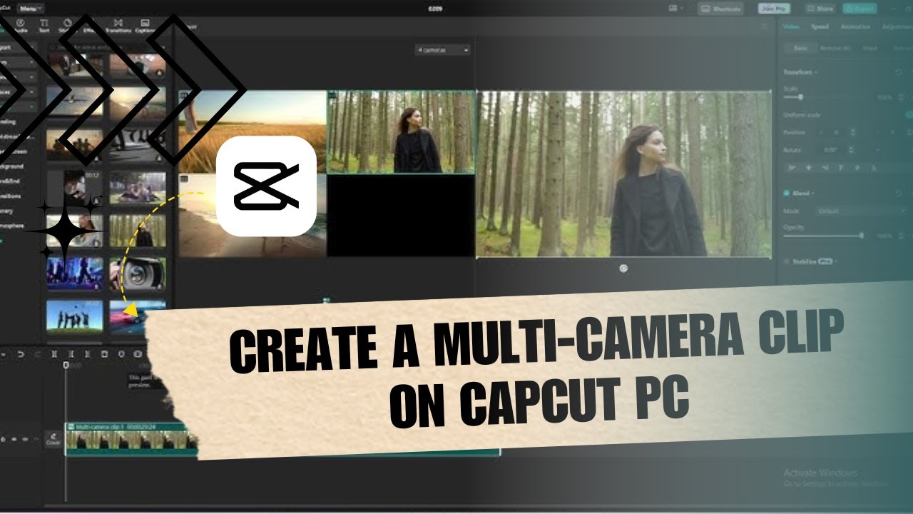 How You Can Create A Multi-Camera Clip On CapCut PC? NEW Editing ...