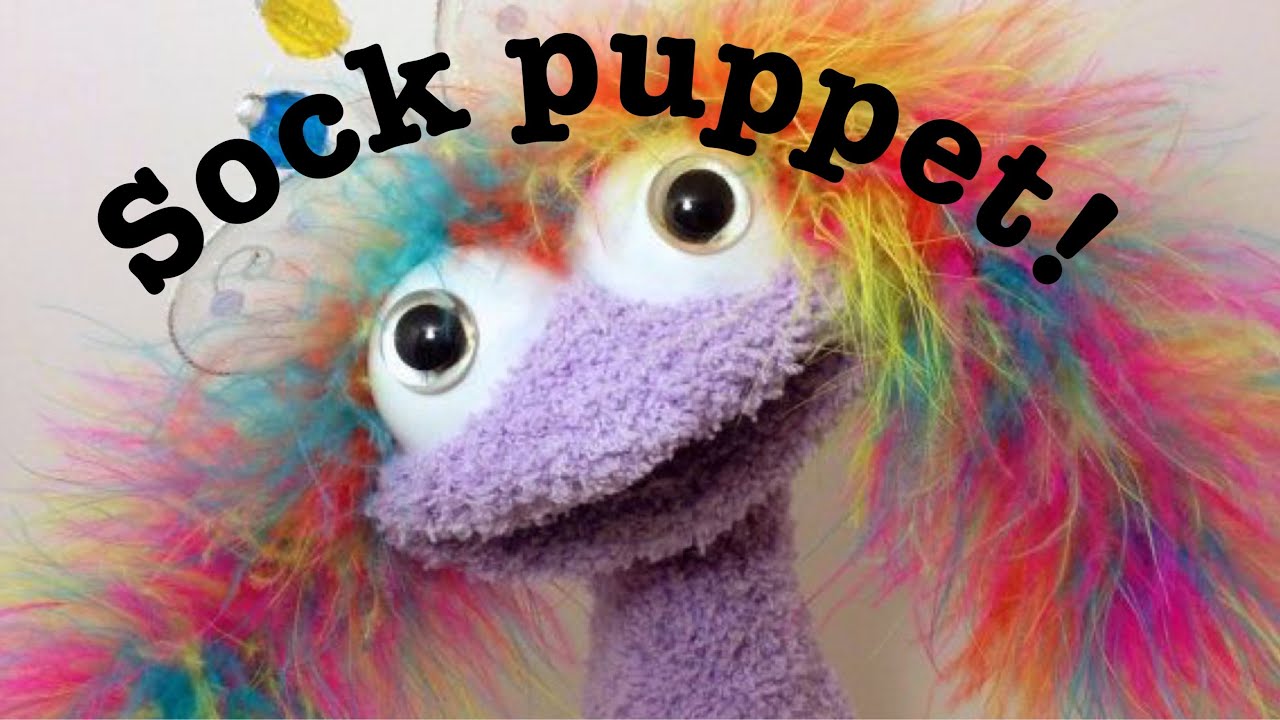 HOw To Make A Sock Puppet Easy - YouTube