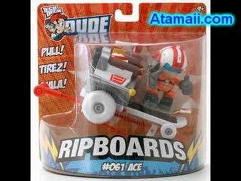 Tech Deck Dudes Ripboards First Series - YouTube