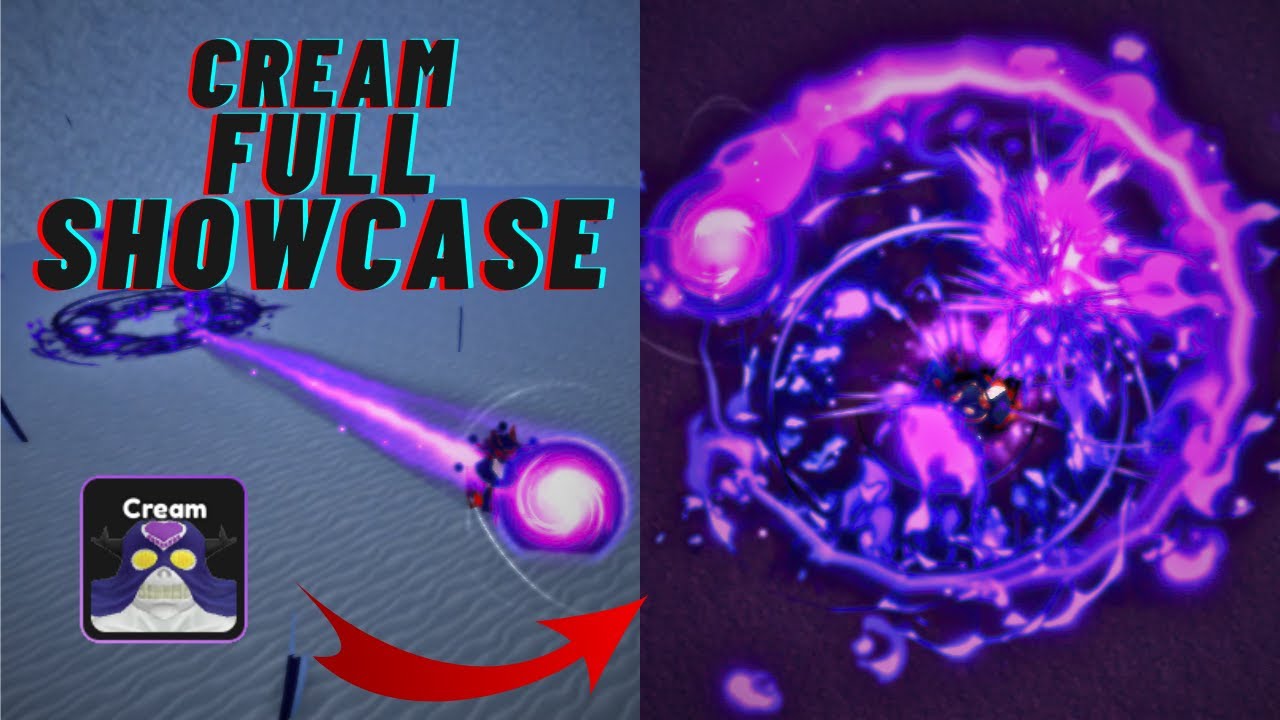 Full showcase of *CREAM* stand🟣[AFSX | Anime Fighting Simulator X ...