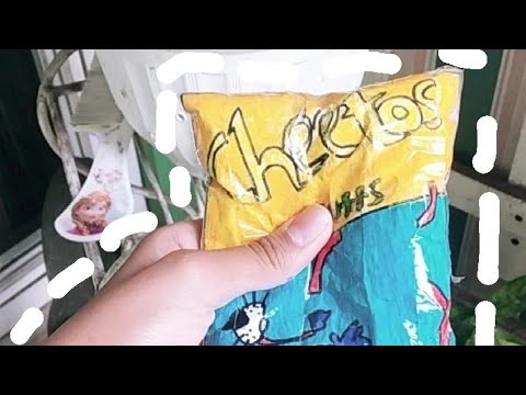 MY PAPER SQUISHIY TAG CHEETOS PUFFS DARI KERTAS????? SLOW?? - YouTube