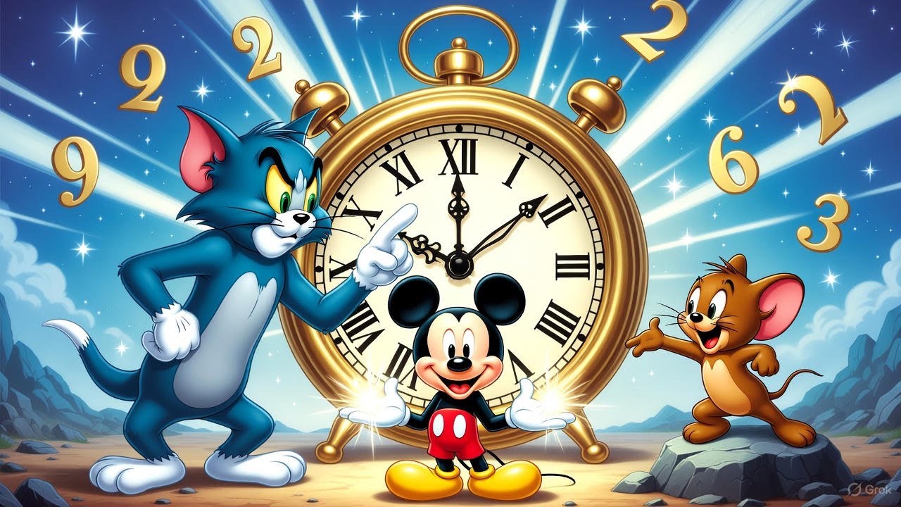 Tom, Jerry & Mickey Mouse — Operation Save the Magic Clock - YouTube
