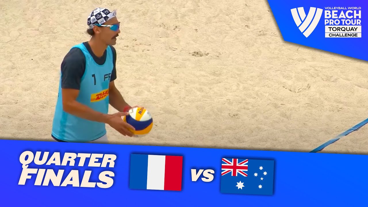 Krou / Gauthier-Rat vs. McHugh / Burnett - Quarter-Final Highlights Torquay 2022 #BeachProTour ...