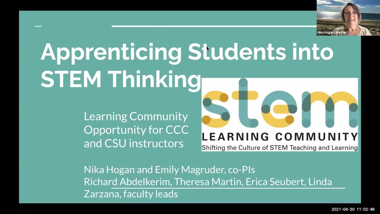 Apprenticing Students into STEM Thinking - 4.30.21 - YouTube