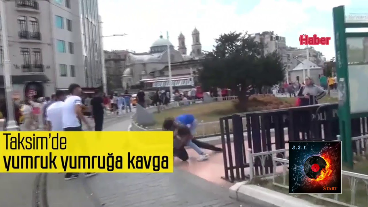 Taksim'de Yan Bakma Kavgası - YouTube