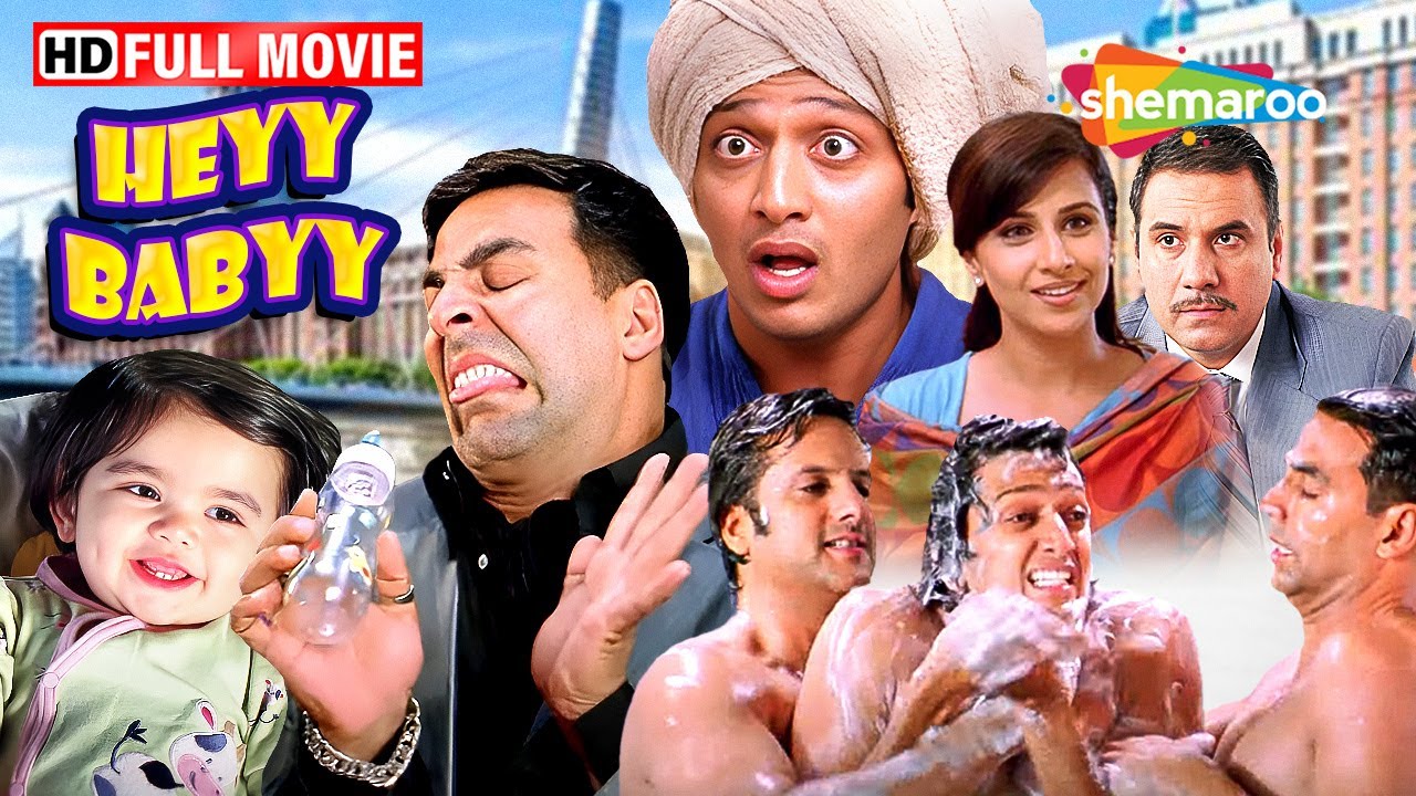 Heyy Babyy Full Comedy Film - Akshay Kumar, Fardeen Khan, Riteish ...