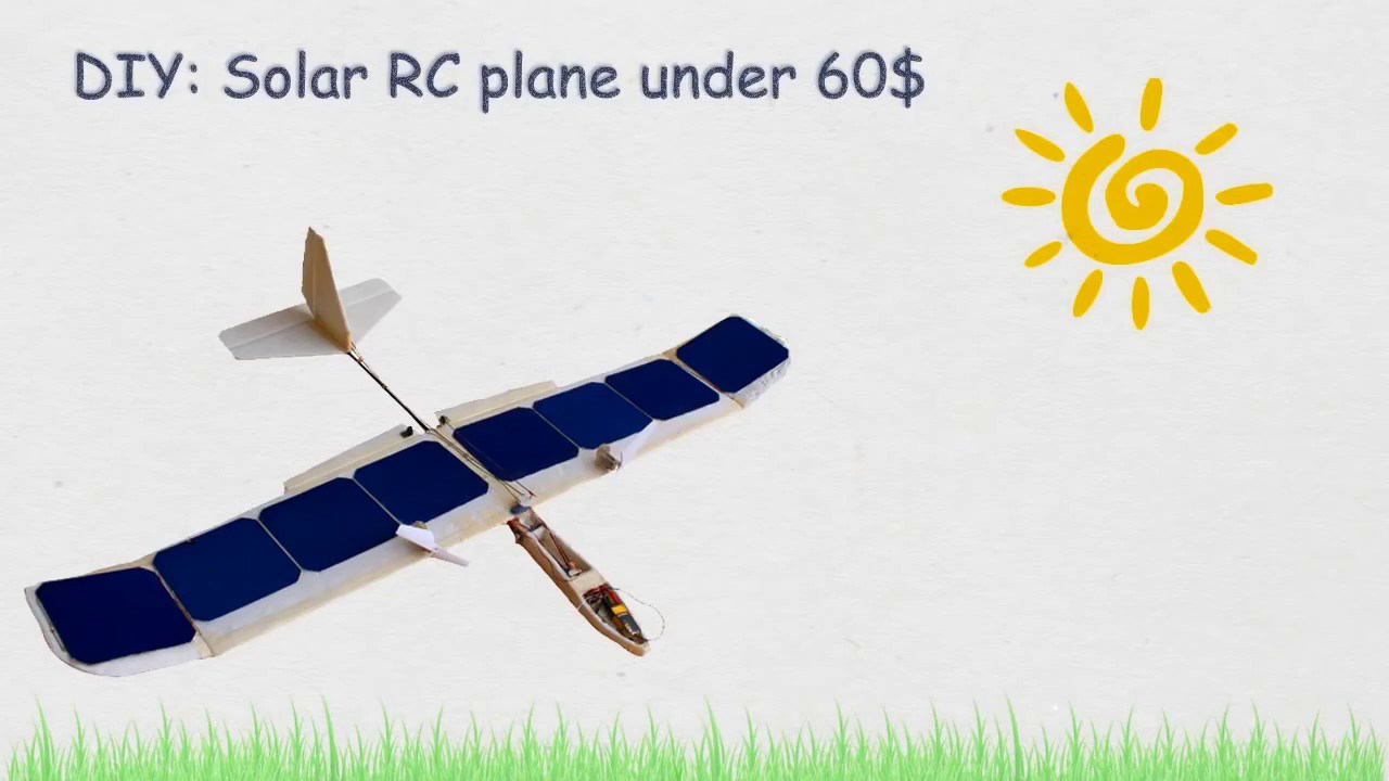 solar powered rc plane - YouTube
