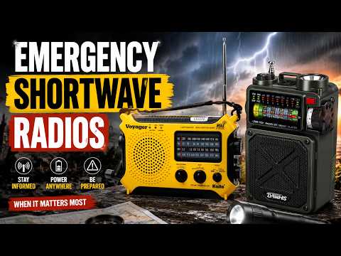 Best Emergency Shortwave Radios for Off-Grid Communication in 2026