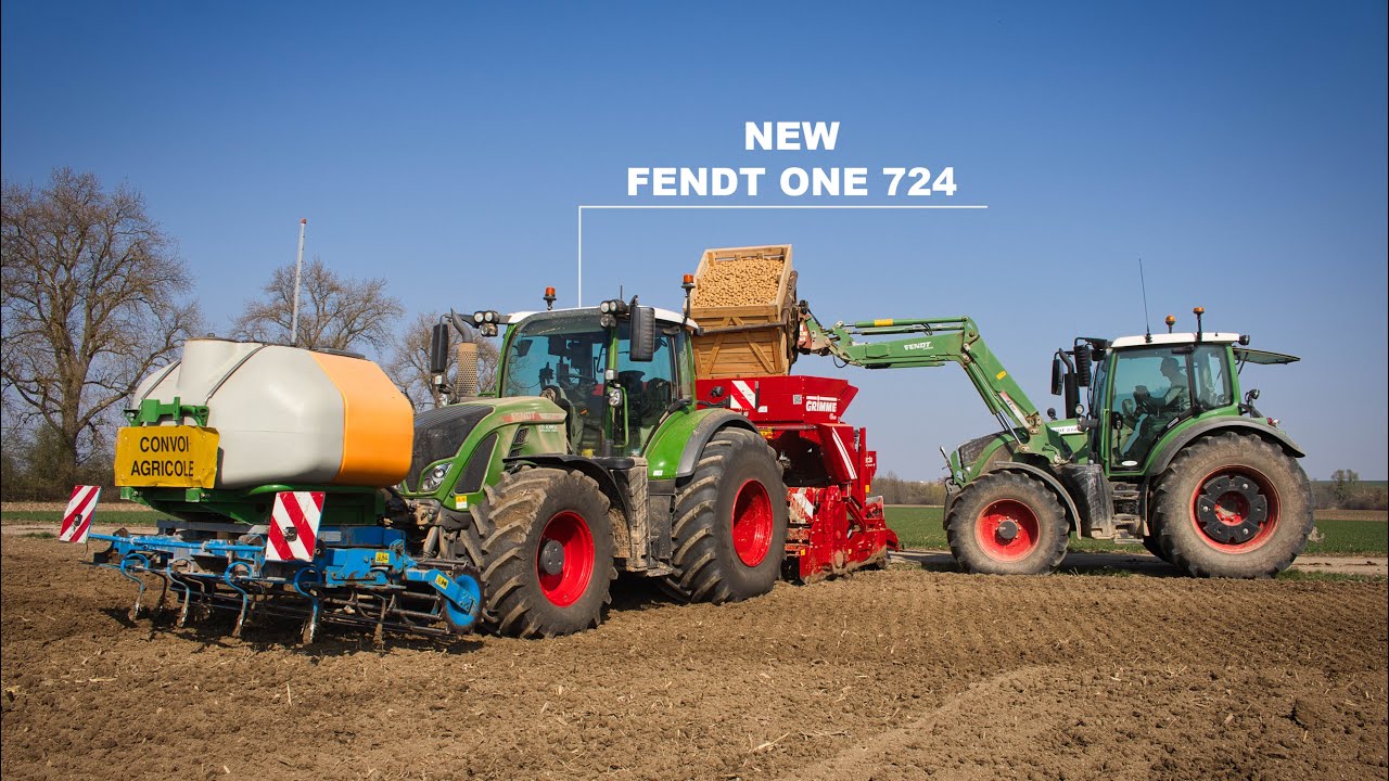 😍 Nouveau FENDT ONE 724 a la plantation de pommes de terre 🥔🍟 100% ...