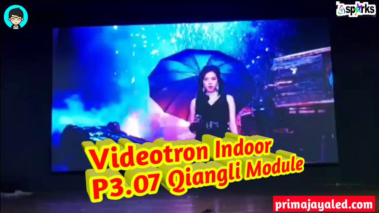 Videotron Indoor P3.07 Qiangli Module - Prima Jaya LED - YouTube