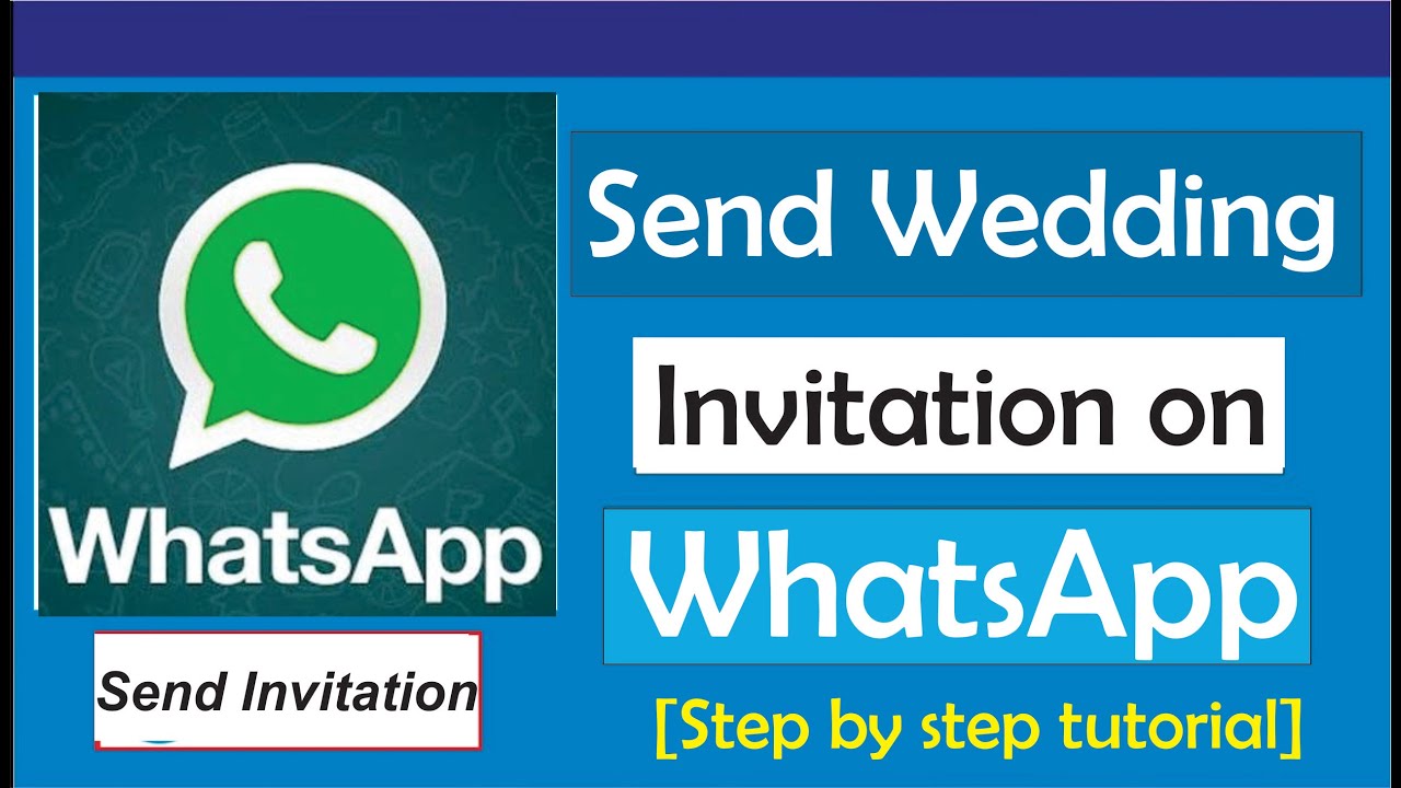 How To Send Wedding Invitation In WhatsApp YouTube how-to-send-wedding-invitation-in-whatsapp-youtube