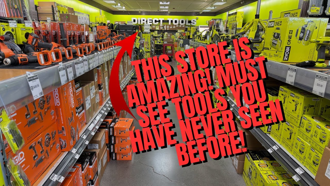 MUST SEE! DIRECT TOOLS OUTLET STORE! ROYBI AND RIDGID TOOL PARADISE ...