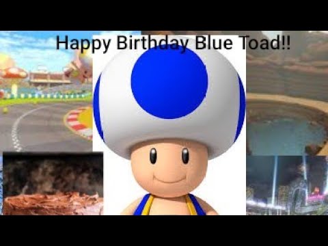 Mario Kart 8 Deluxe Vs Race 100cc Blue Toad Gameplay Blue Toad's ...