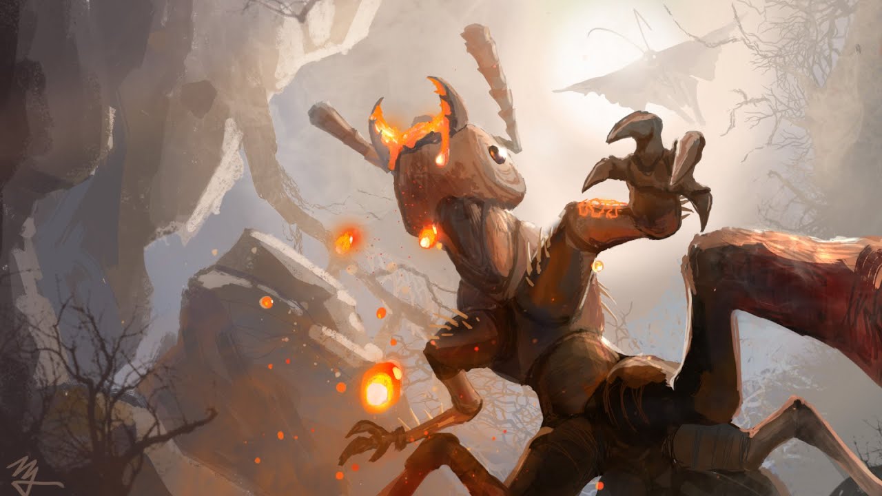 Burning Bite - Colony Art Timelapse - YouTube