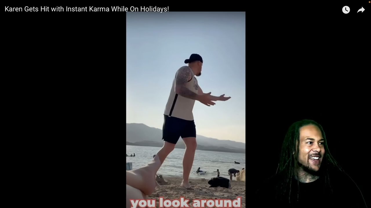 "Really GUY!" Karen Gets Hit with Instant Karma While On Holidays! | REACTION - YouTube