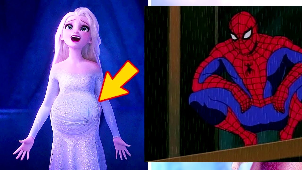 Elsa is pregnant with Spider Man`s baby!!! - YouTube