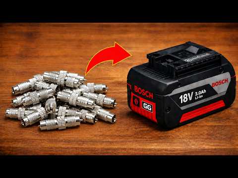 🔋Asla Matkap Bataryası Satın Almayın! Kablo Konnektörü Kullanın ve Sonucunu Görün!😱