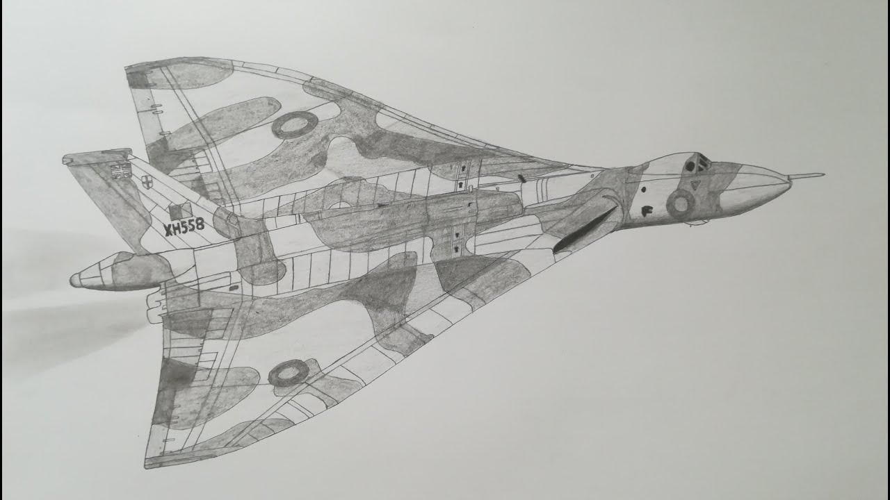 |Avro Vulcan| - Plane Drawing - YouTube