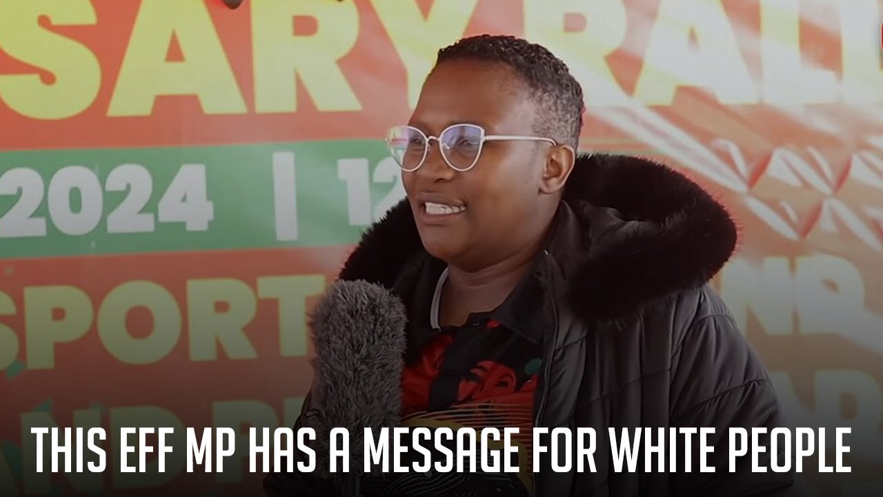 This EFF Member of Parliament Has A Message For White People - YouTube