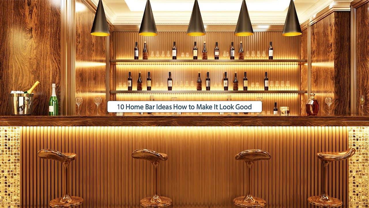10 Home Bar Ideas How to Make It Look Good - YouTube