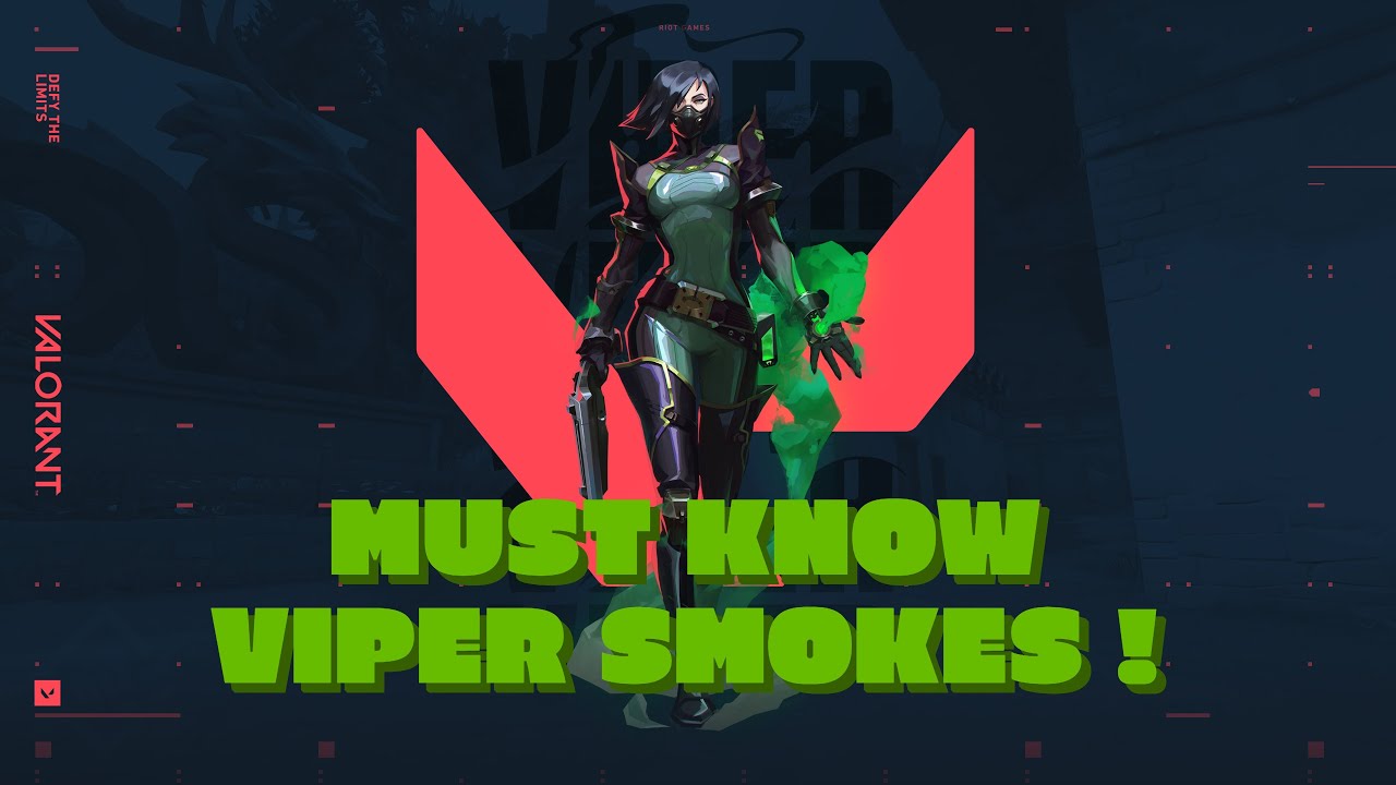Lets make Viper S tier !! easy to advanced smokes !! ( maps : haven and ...