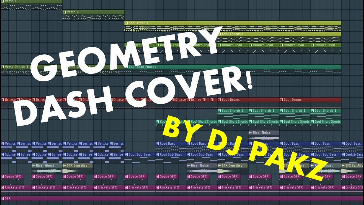 Electroman Adventures (from Geometry Dash) Tutorial by DJ Pakz - YouTube