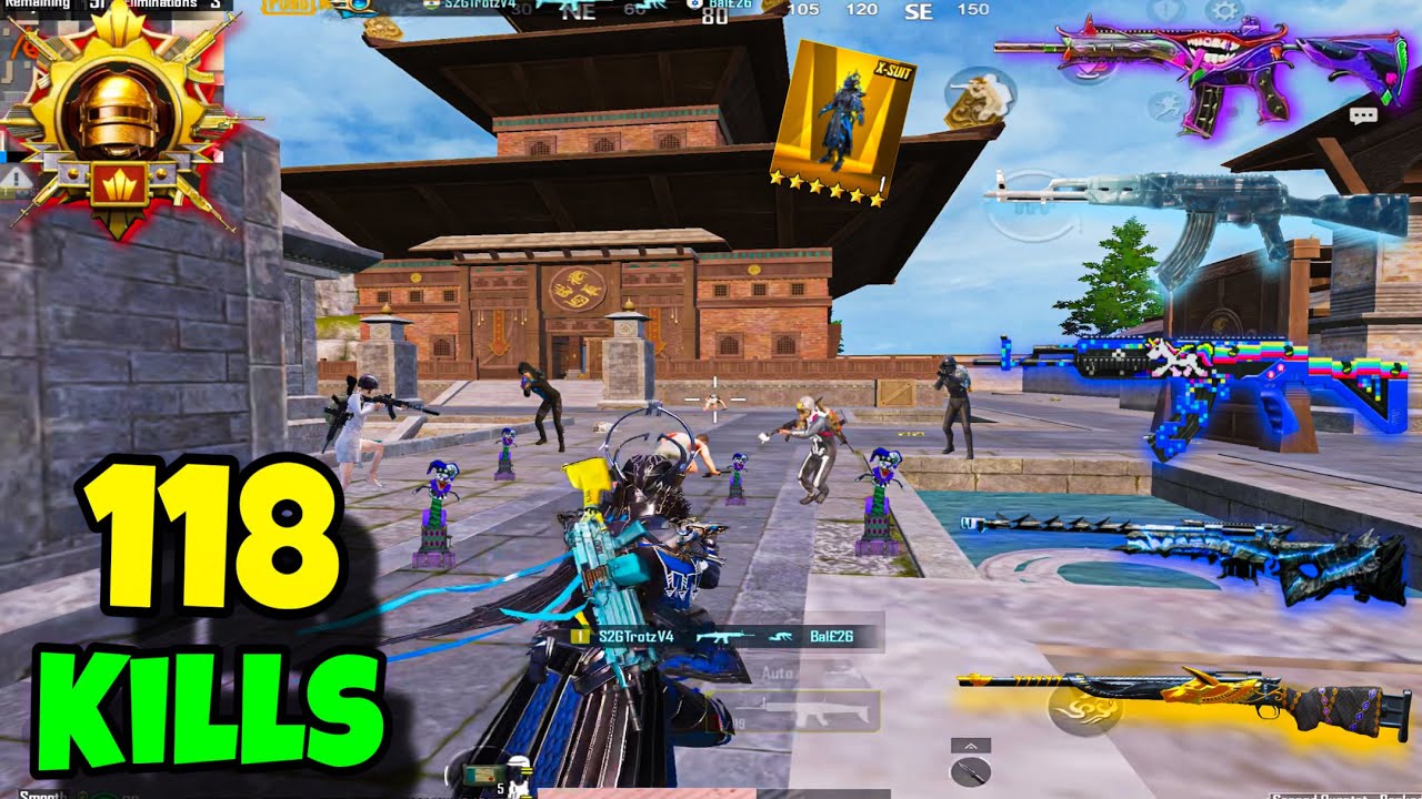 PUBG MOBILE 118 KILLS!😱OMG NEW MODE NEW WORLD RECORD SOLO VS SQOUD | IPAD PRO M4 CHIP |PUBG ...