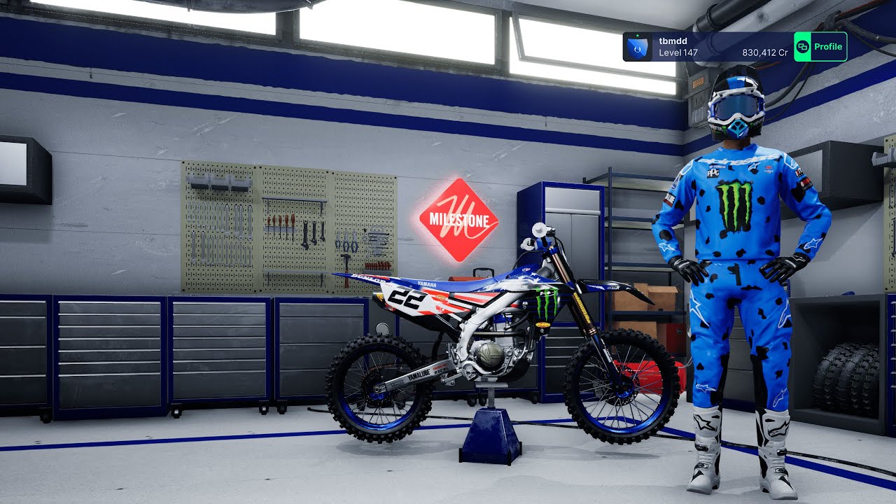 Supercross 5 - Mod 3 - RedBud MX Livery & Gear - Yamaha - YouTube
