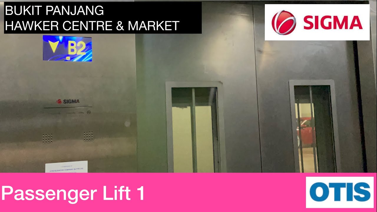 Bukit Panjang Hawker Centre & Market || Sigma-Otis Elevator (Passenger ...