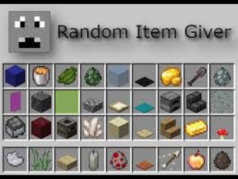 minecraft random item varje 10 sekunder - YouTube