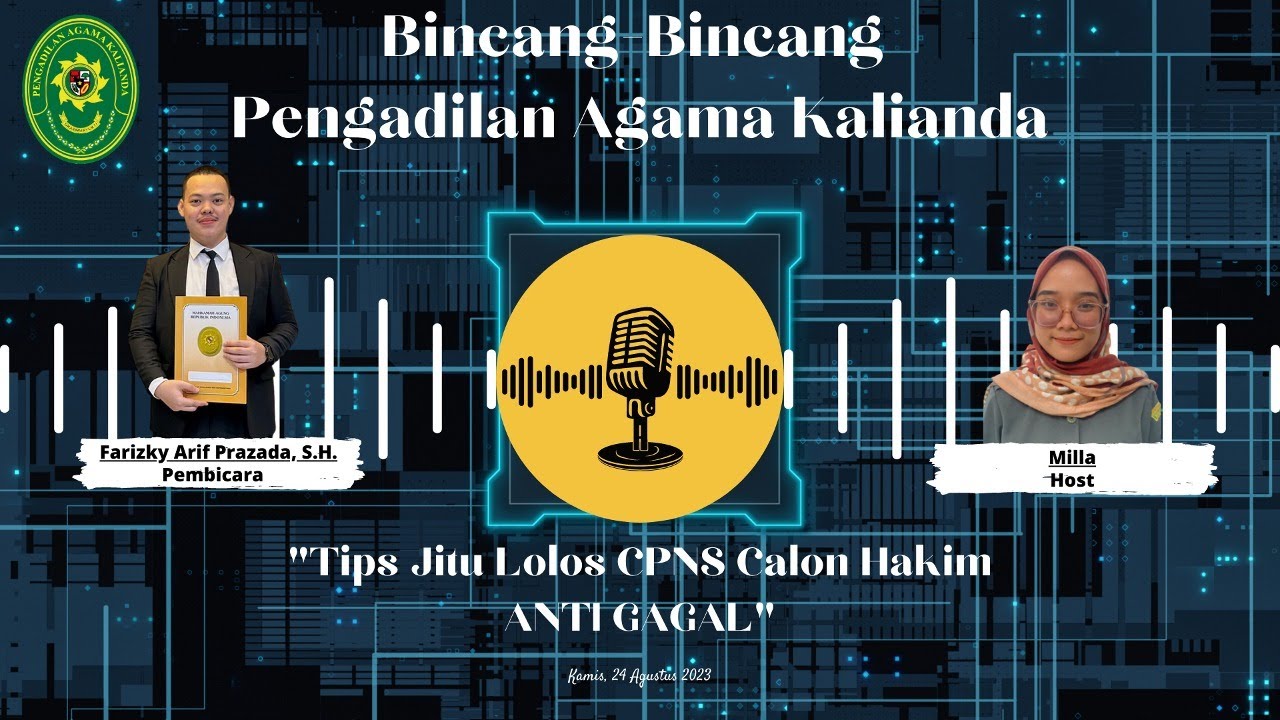 Bincang-Bincang PA Kalianda | Tips Lolos CPNS Calon Hakum Mahkamah Agung RI - YouTube