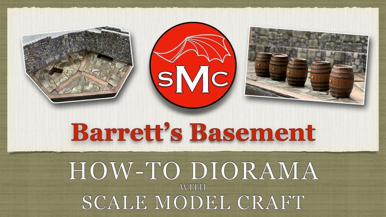 How-To Diorama with Scale Model Craft, Ep.85 - Barrett's Basement - YouTube