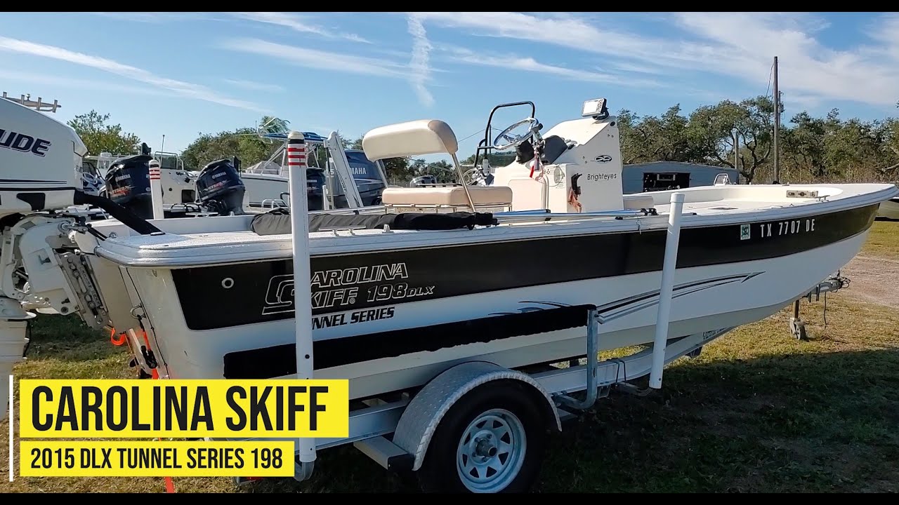2015 Carolina Skiff DLX Tunnel Series 198 - ONLY $21,998 - YouTube