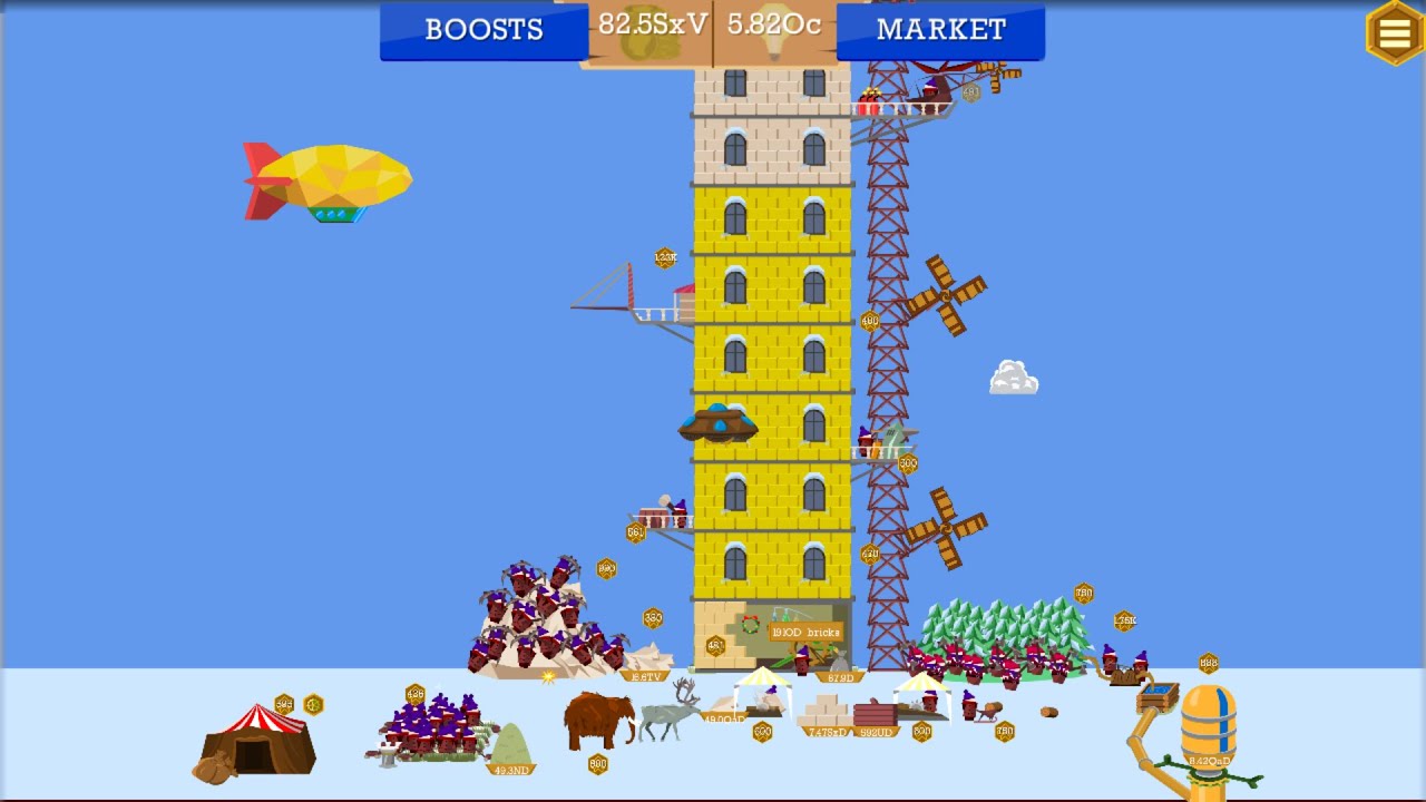 Idle Tower Builder Gameplay By The Noname - YouTube