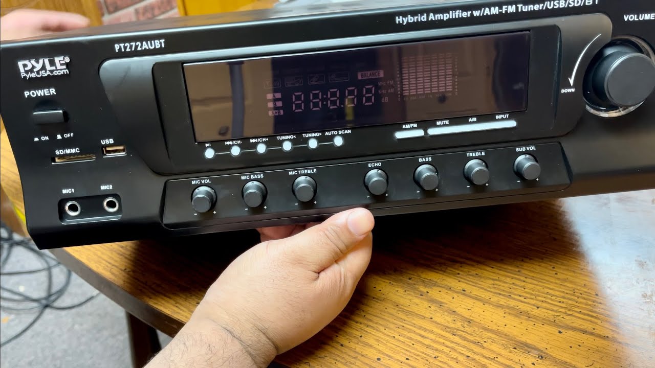 PYLE Receiver PT272AUBT - YouTube