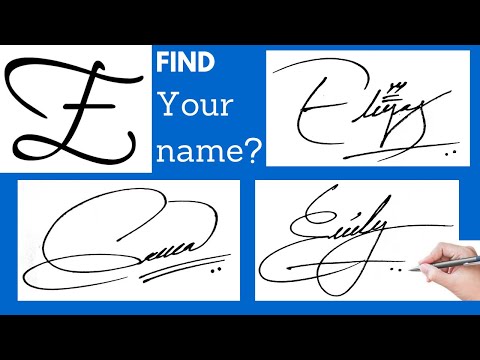 ✍️E signature | how to make e signature |e signature style| e simple signature| #signature