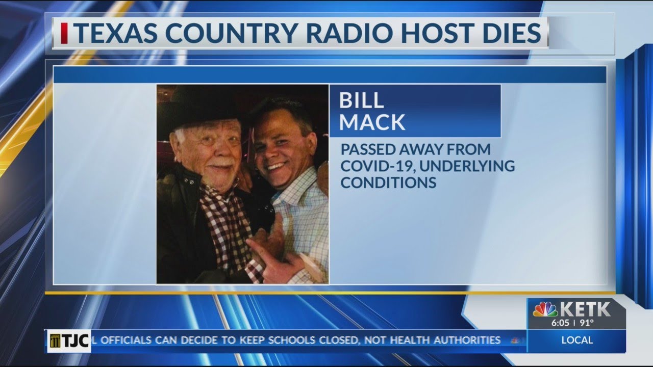 Texas country radio legend Bill Mack dies of COVID-19 - YouTube