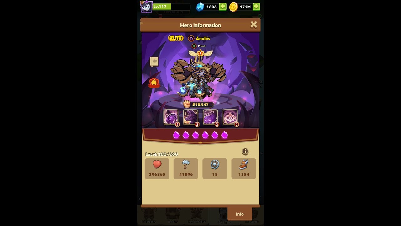 UPGRADE ANUBIS TO 11 STARS - GACHA HEROES: CASUAL IDLE RPG - YouTube