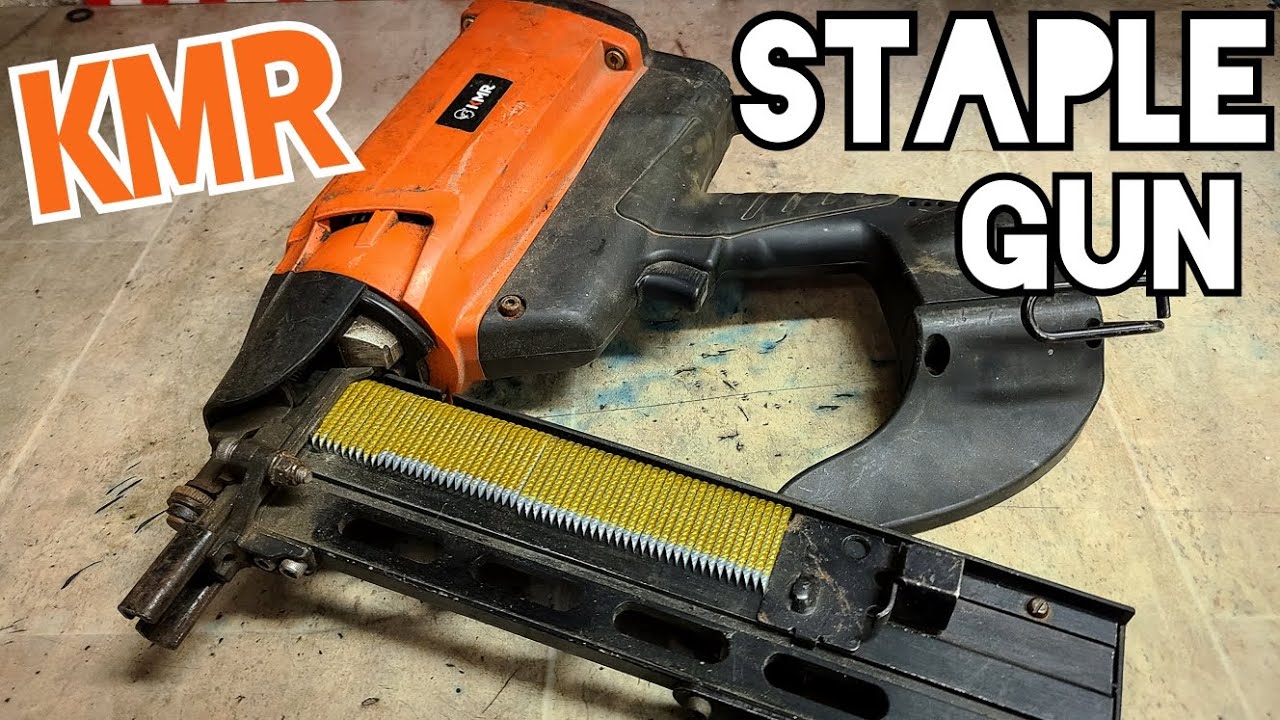 Servicing a KMR gas powered fencing staple Gun. - YouTube