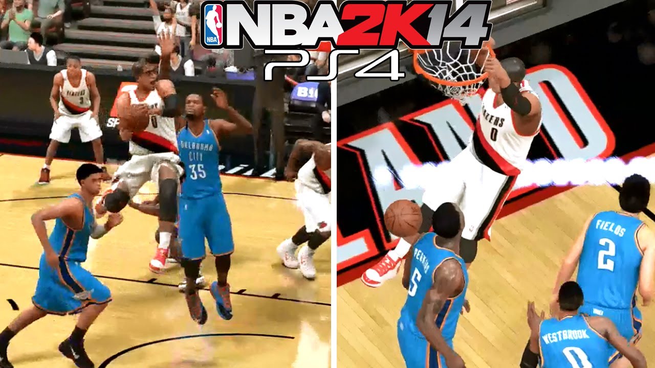 PS4 NBA 2K14 MyCAREER Season 2: LeBron Rules - 360 Dunk In Traffic ...