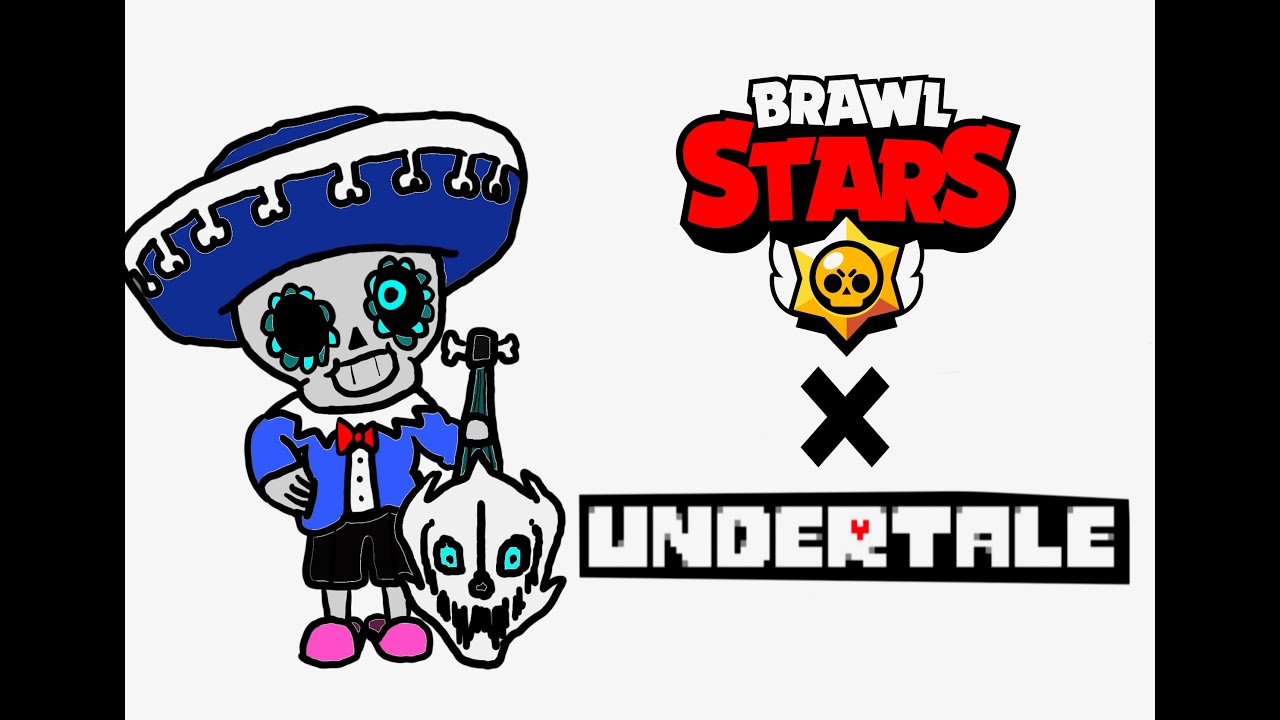 Cool Brawl Stars x Undertale Concept!!! 💀🦴🎶🎸#animation #sans #poco ...