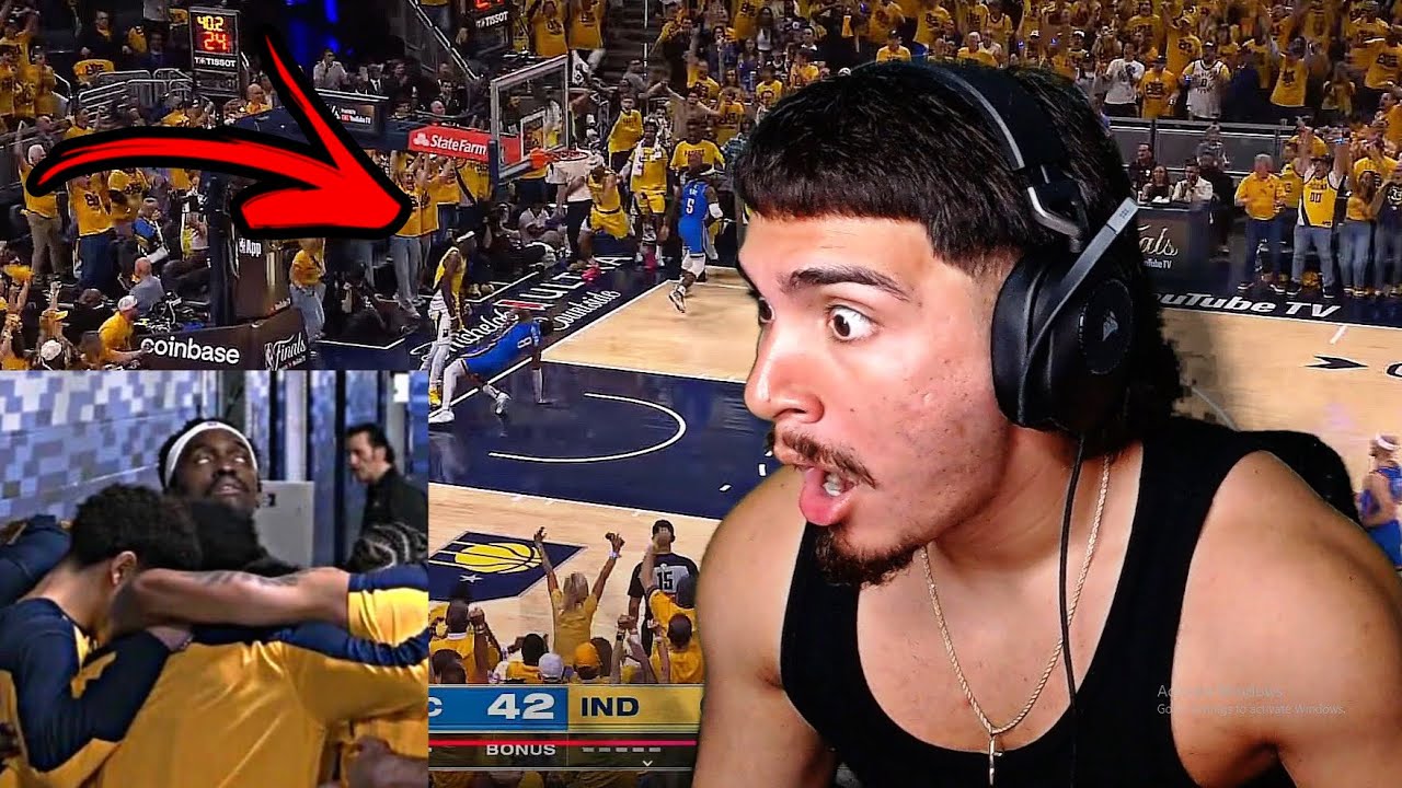 SIAKAM WAS POSSESSED!!! DanDaMan Reacts To THUNDER at PACERS | NBA ...