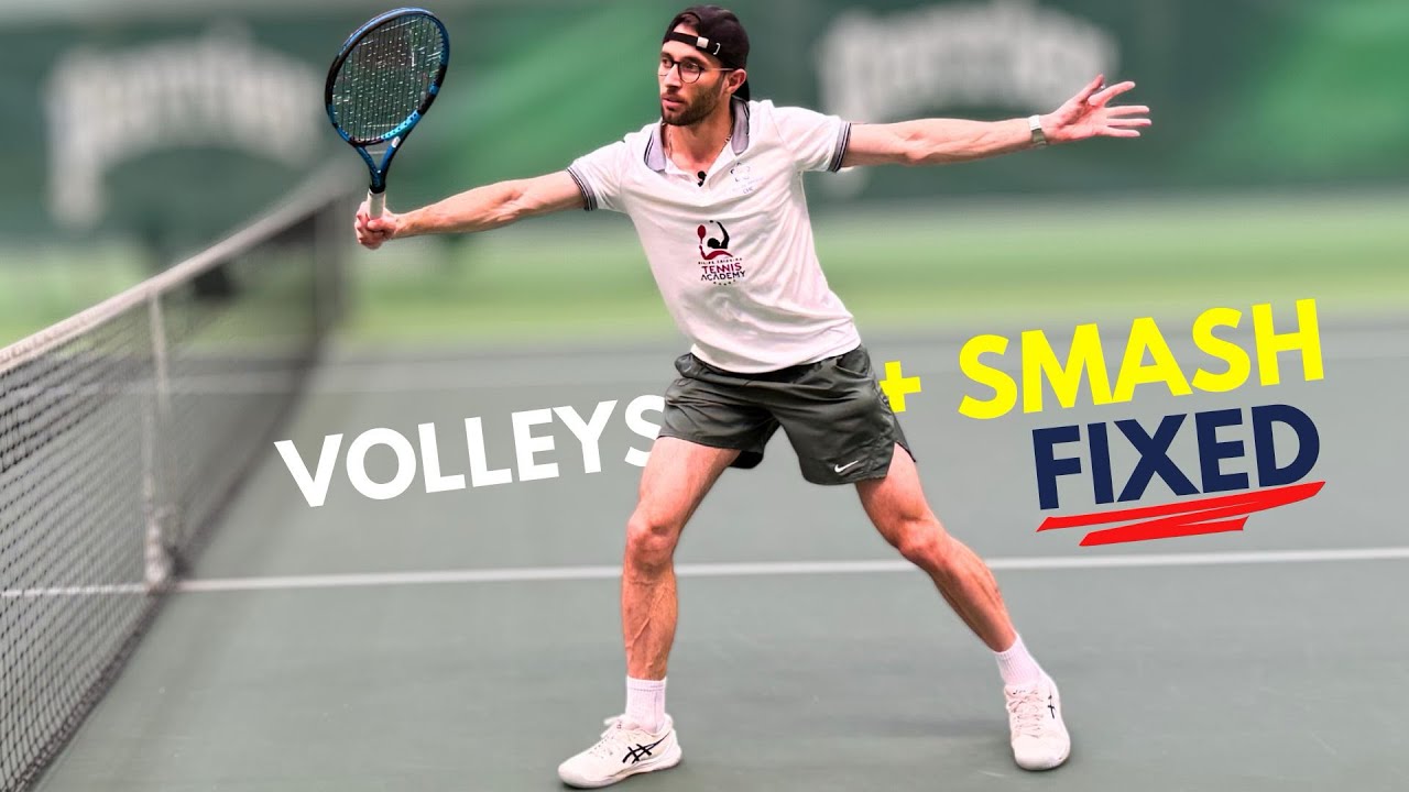 How to Hit Forehand & Backhand Volleys + Smash (Complete Net Game Guide ...