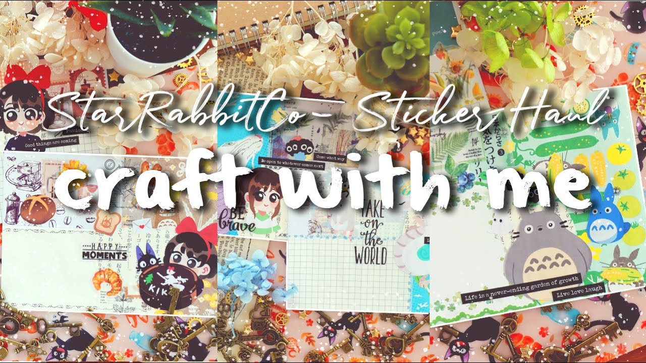 Sticker Haul | Craft with me | Envelope Making | Handmade | Penpalling ...