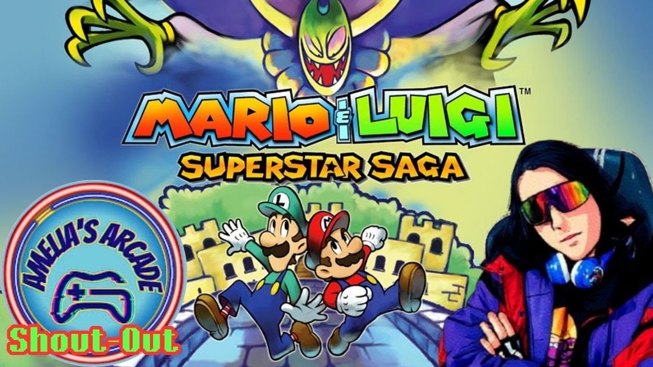 Mario & Luigi: SuperStar SAGA/ Shout Out @AmeliasArcade (Live Gameplay ...
