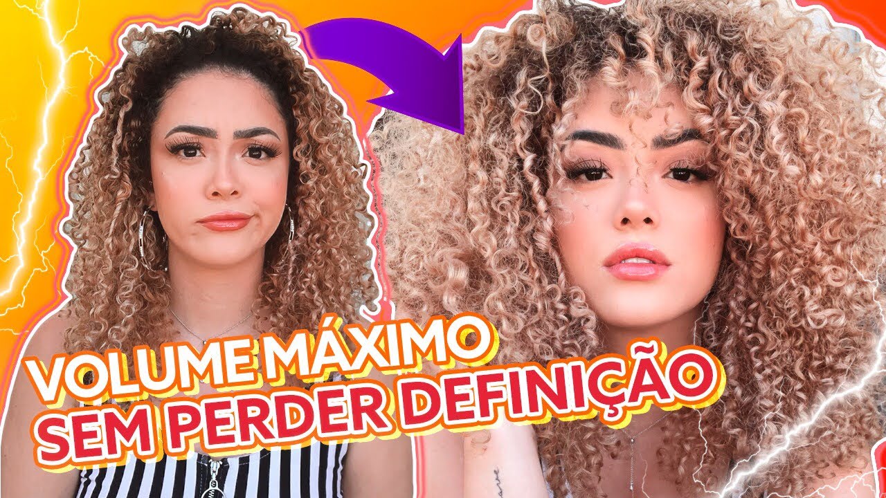 COMO FAZER VOLUME MÁXIMO SEM FRIZZ E MANTER DEFINIÇÃO - YouTube