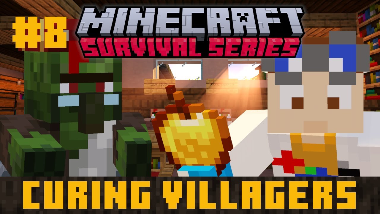CURING VILLAGERS - Minecraft Survival Series - Episode 8 - YouTube