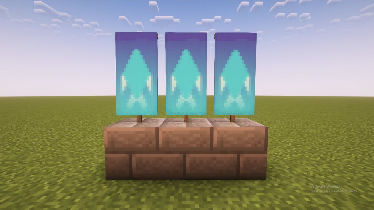 How To Make A Fish Banner In Minecraft | Banner Tutorial - YouTube