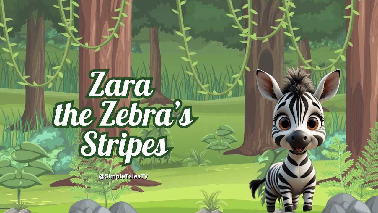 Why Did Zara the Zebra Lose Her Stripes | A Fun Moral Story for Kids ...