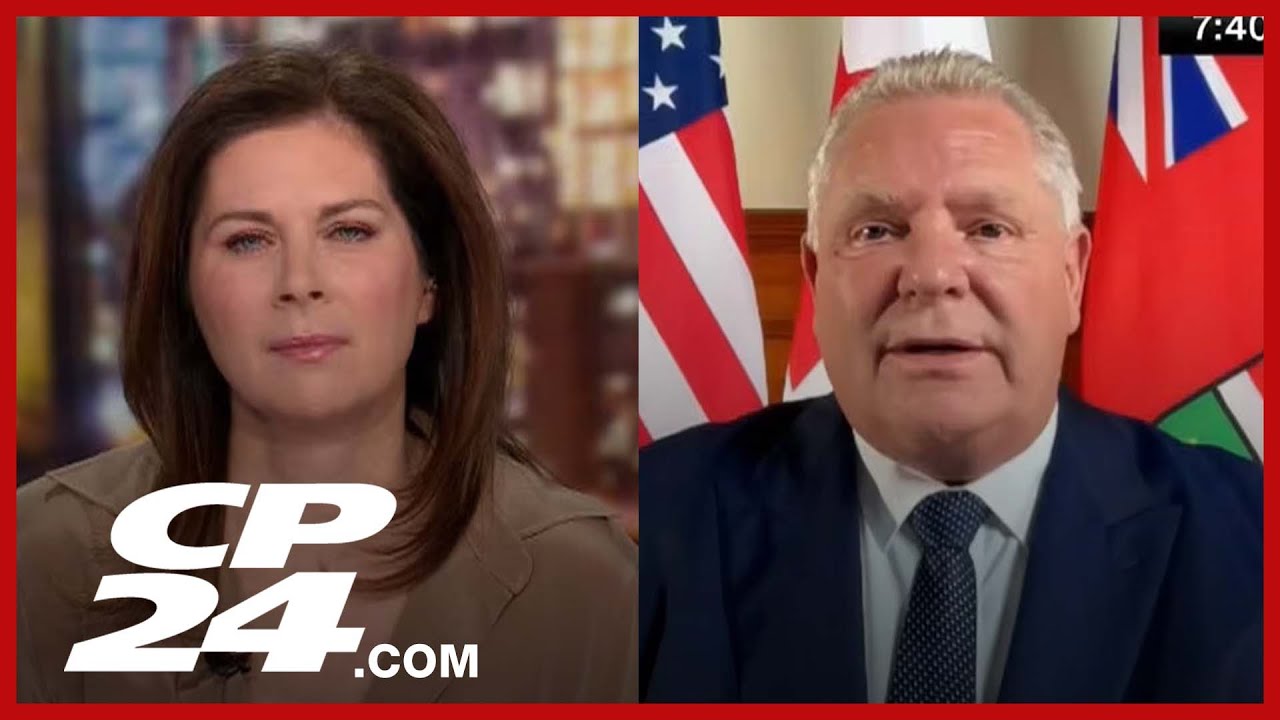 Premier Doug Ford pushes back against Trump in CNN interview - YouTube